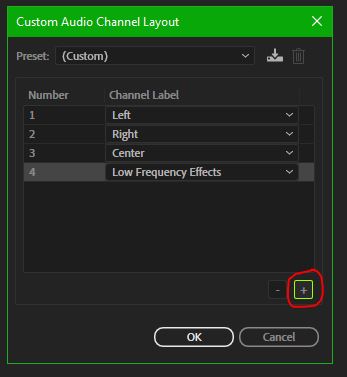 Re: How to record a quadraphonic (discreet channel... - Adobe Community ...