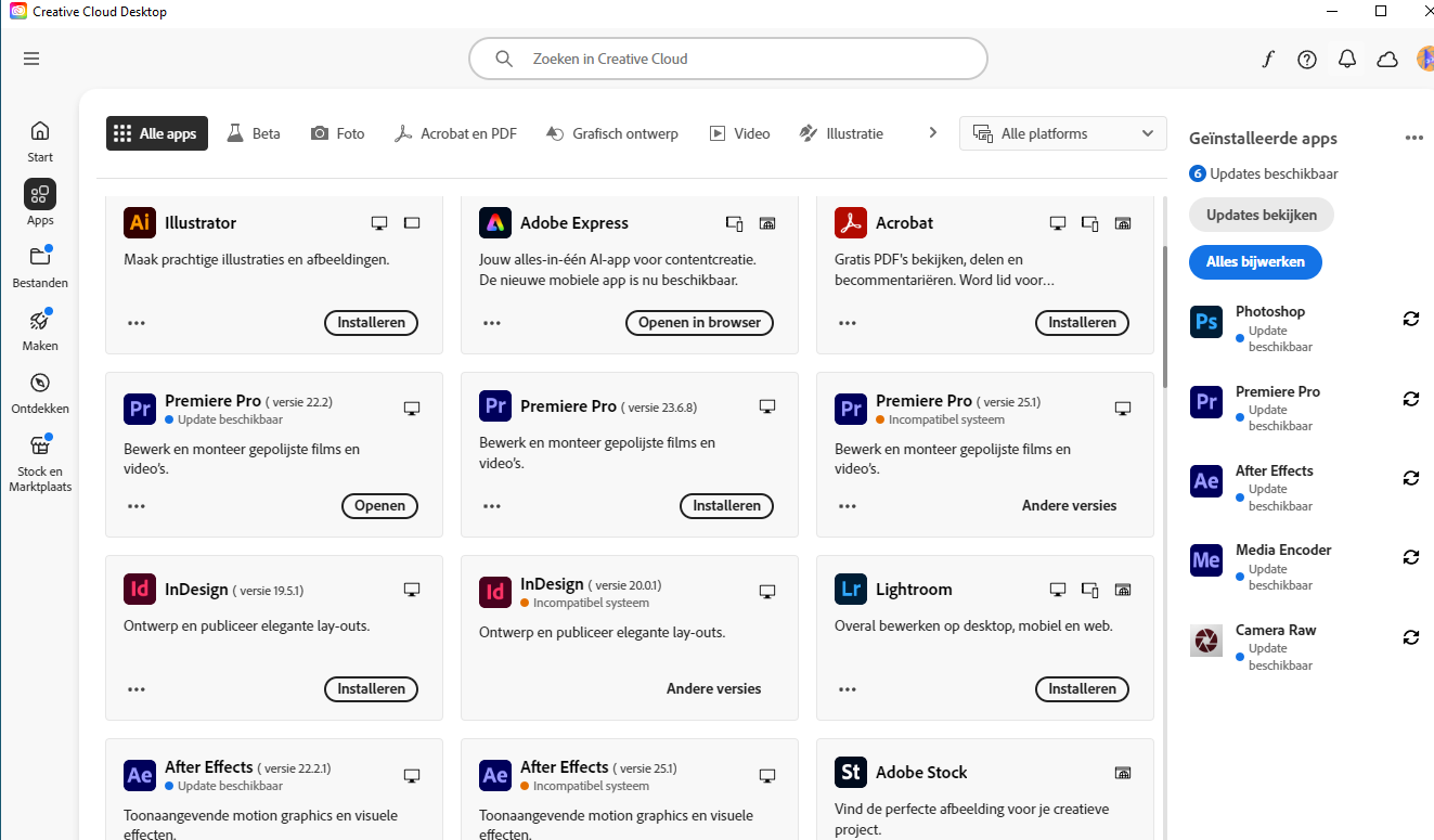 CC2024 versions not shown with fresh new installat... - Adobe Product ...