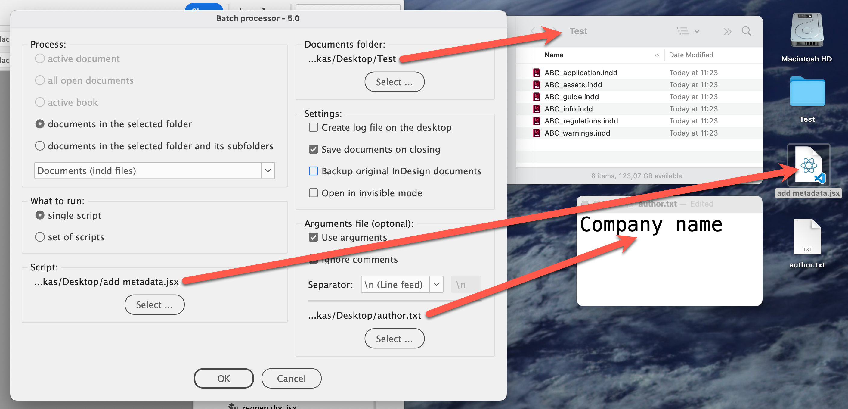 Solved: InDesign Metadata script for document title and au... - Adobe Product Community - 15041932