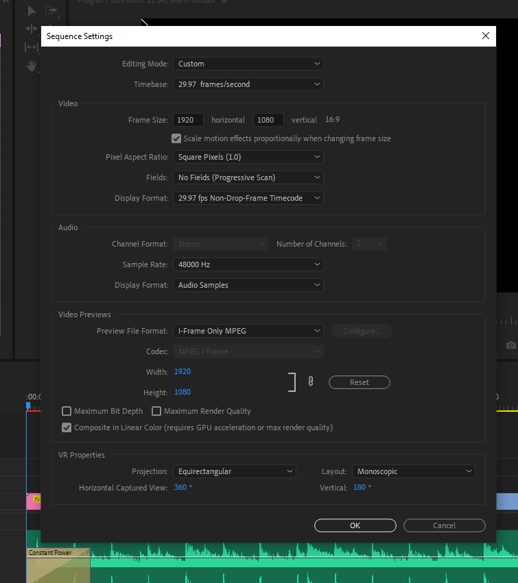 Export changing frame settings - Premiere 2020 - Adobe Community - 11032245