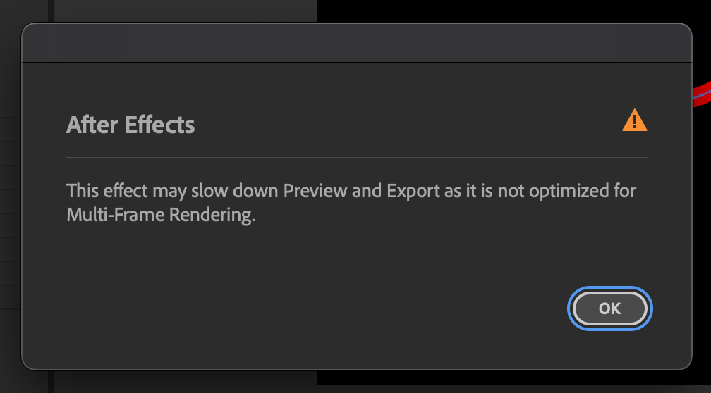 [HELP] Effects Control panel shows warning and the... - Adobe Product ...