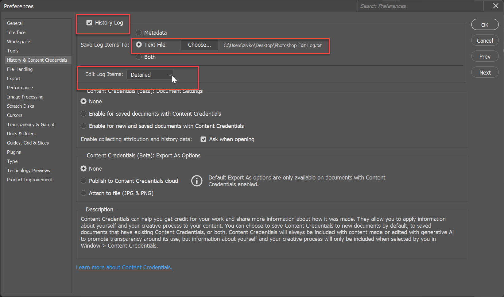 Solved: Re: How can I enable steps logging within Photosho... - Adobe Community - 15056805