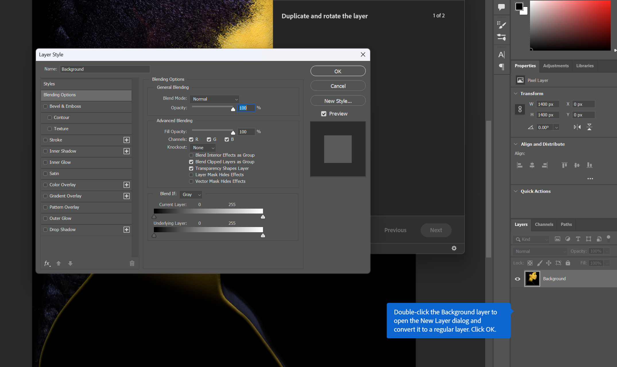 Solved: Re: New Layer Dialog doesn't open - Adobe Product Community - 13571252