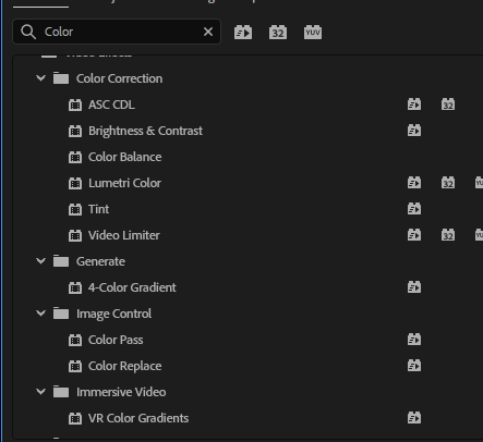 Im miss my color balance hsl in premiere pro 2025 - Adobe Product ...