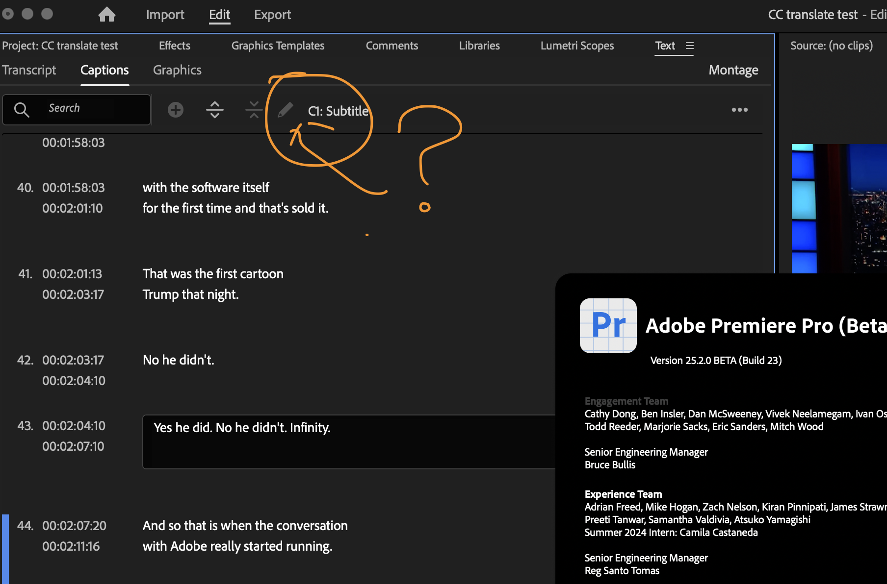 Now in Beta: Translate Captions for Premiere Pro - Adobe Community - 15000319