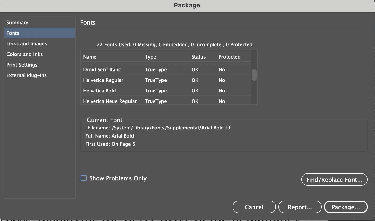Solved: No "Document Fonts" folder when packaging InDesign... - Adobe ...