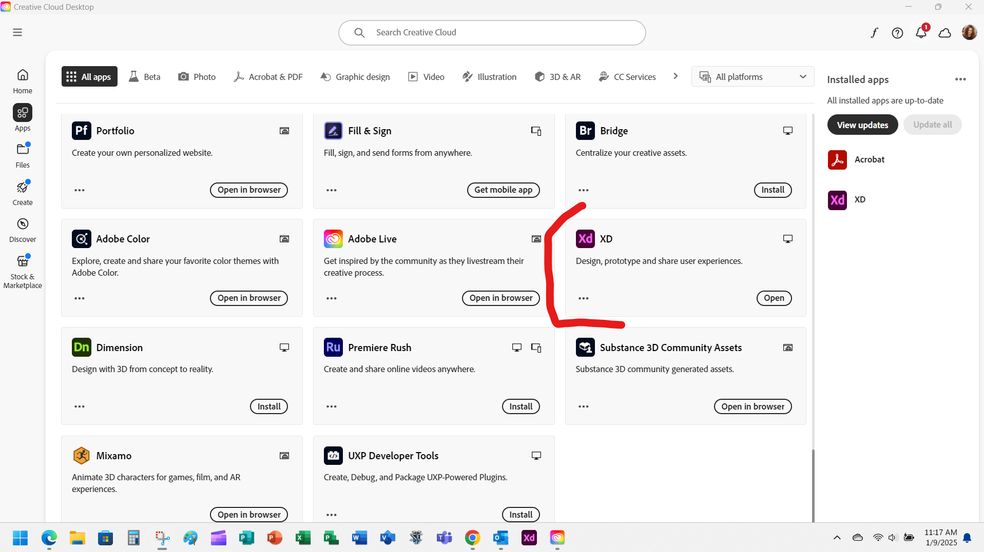 Solved: Free Account and XD Questions - Adobe Product Community - 15078108
