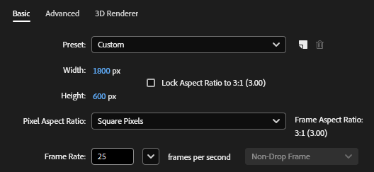 Aspect ratio selector when creating a new sequence - Adobe Product Community - 15086624