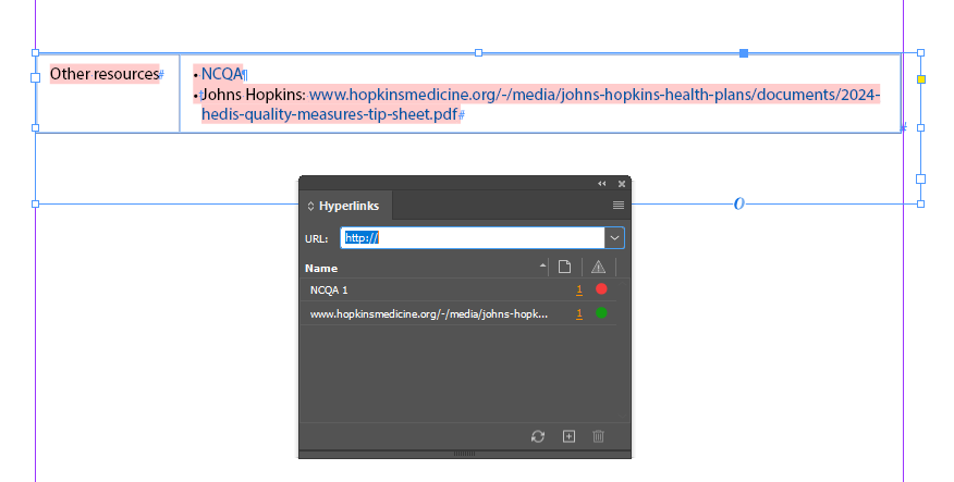 Hyperlinks Disappearing in InDesign - Adobe Product Community - 14815070