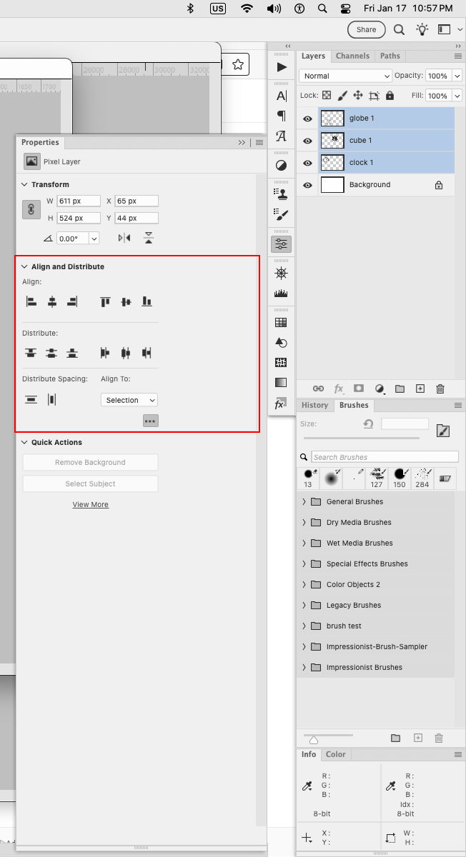 Align and distribute as separate window panel - Adobe Community - 15097723