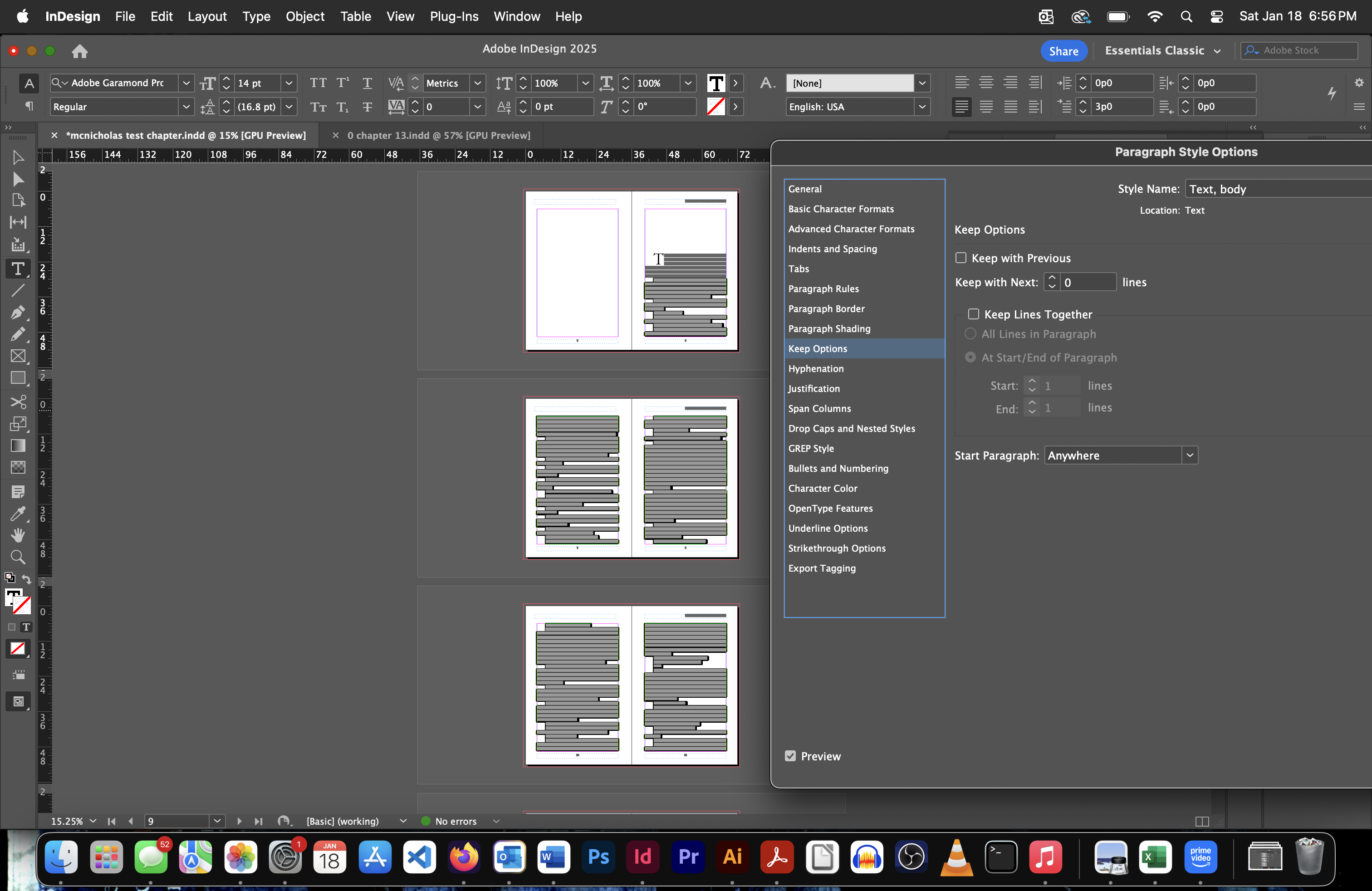 Solved: two line paragraph splits across pages - Adobe Product Community - 15099014