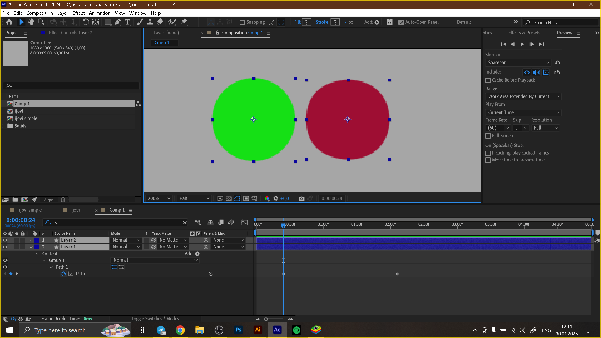 Solved When Morphing Objects With Path Animation Path Po Adobe 0797