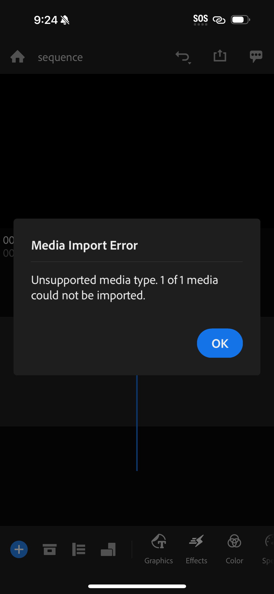 Solved: Problem when importing a video - Adobe Community - 15129212