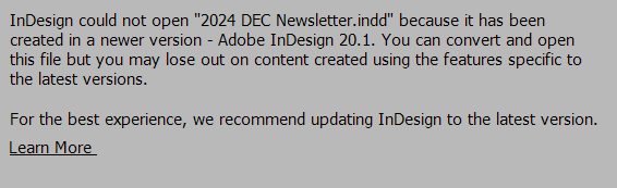 Solved: Packaging in InDesign 20.1 - Adobe Community - 15142646