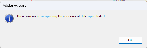SharePoint Online Integration Failing to Open File... - Adobe Product Community - 15144352