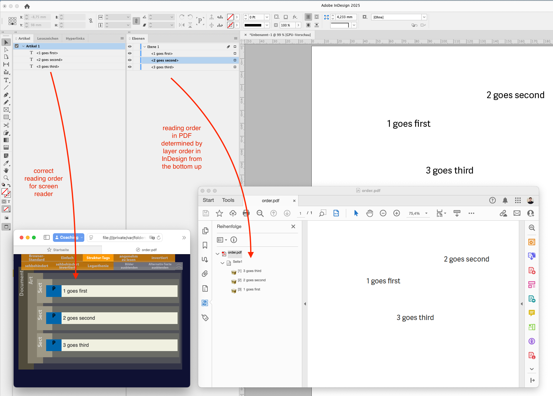 Designing a PDF for screen readers, in InDesign. N... - Adobe Product ...