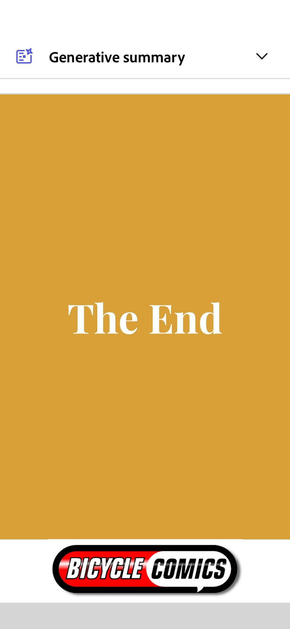 Solved: How do I turn off the "Generative summary" banner ... - Adobe ...