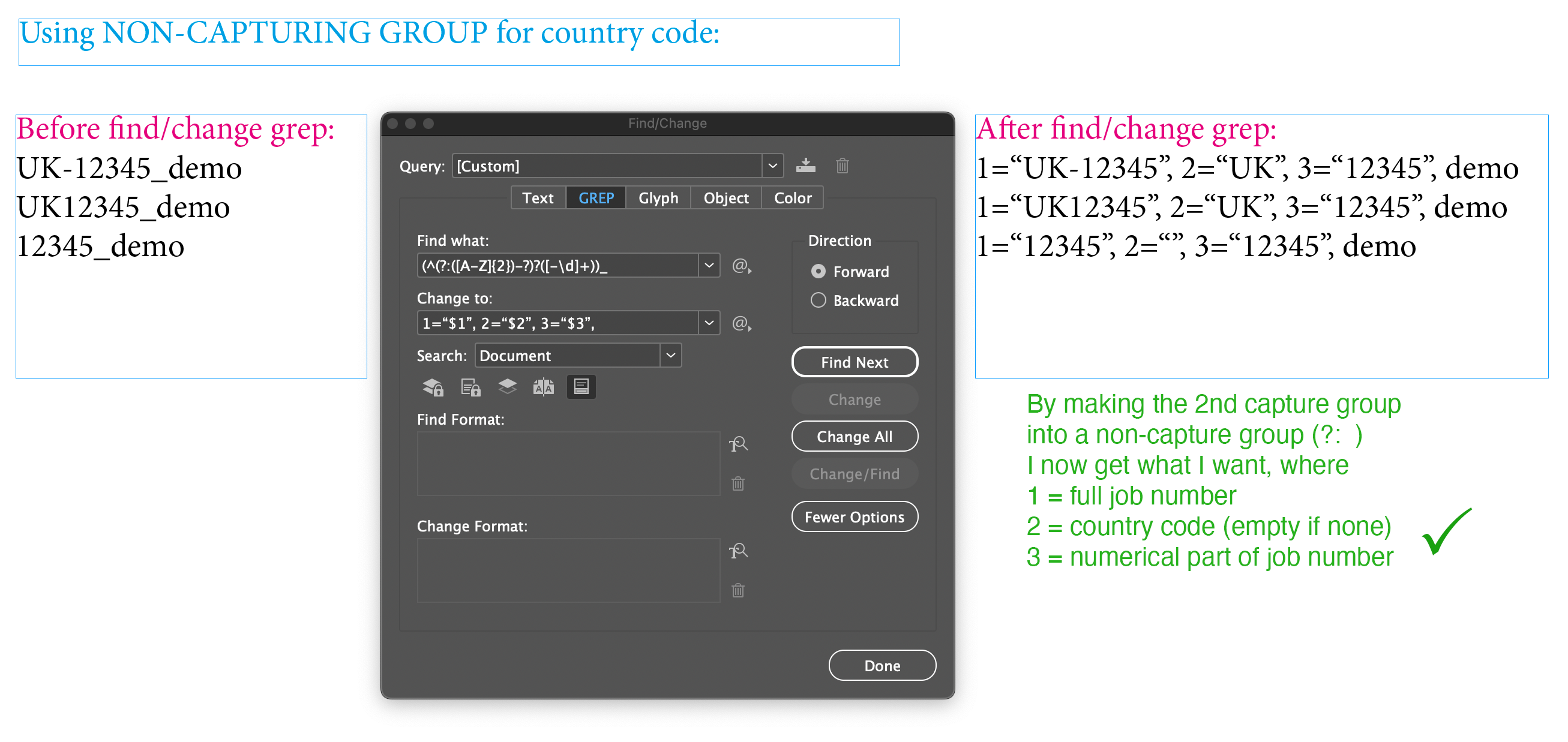 InDesign GREP chart - Adobe Community - 14743844