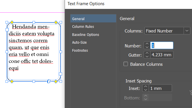 Solved: Unable to Adjust Inset Spacing in Text Boxes: Sett... - Adobe ...