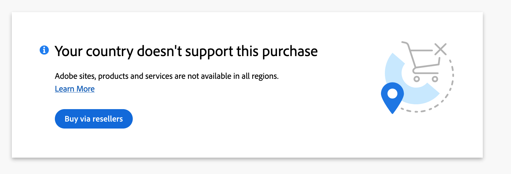 Solved: Your country doesn't support this purchase Adobe s... - Adobe ...