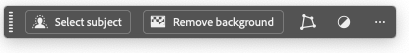 Select Subject and Remove Background features usin... - Adobe Product ...
