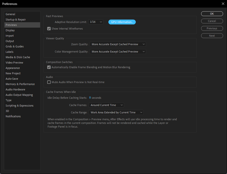 GPU Effects Error - Adobe Product Community - 15198571