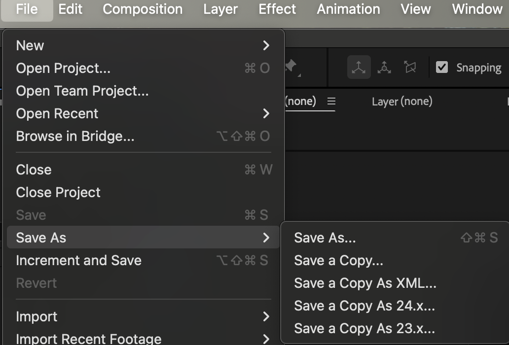 Solved: After Effects file from 2025 to 2024? - Adobe Product Community ...