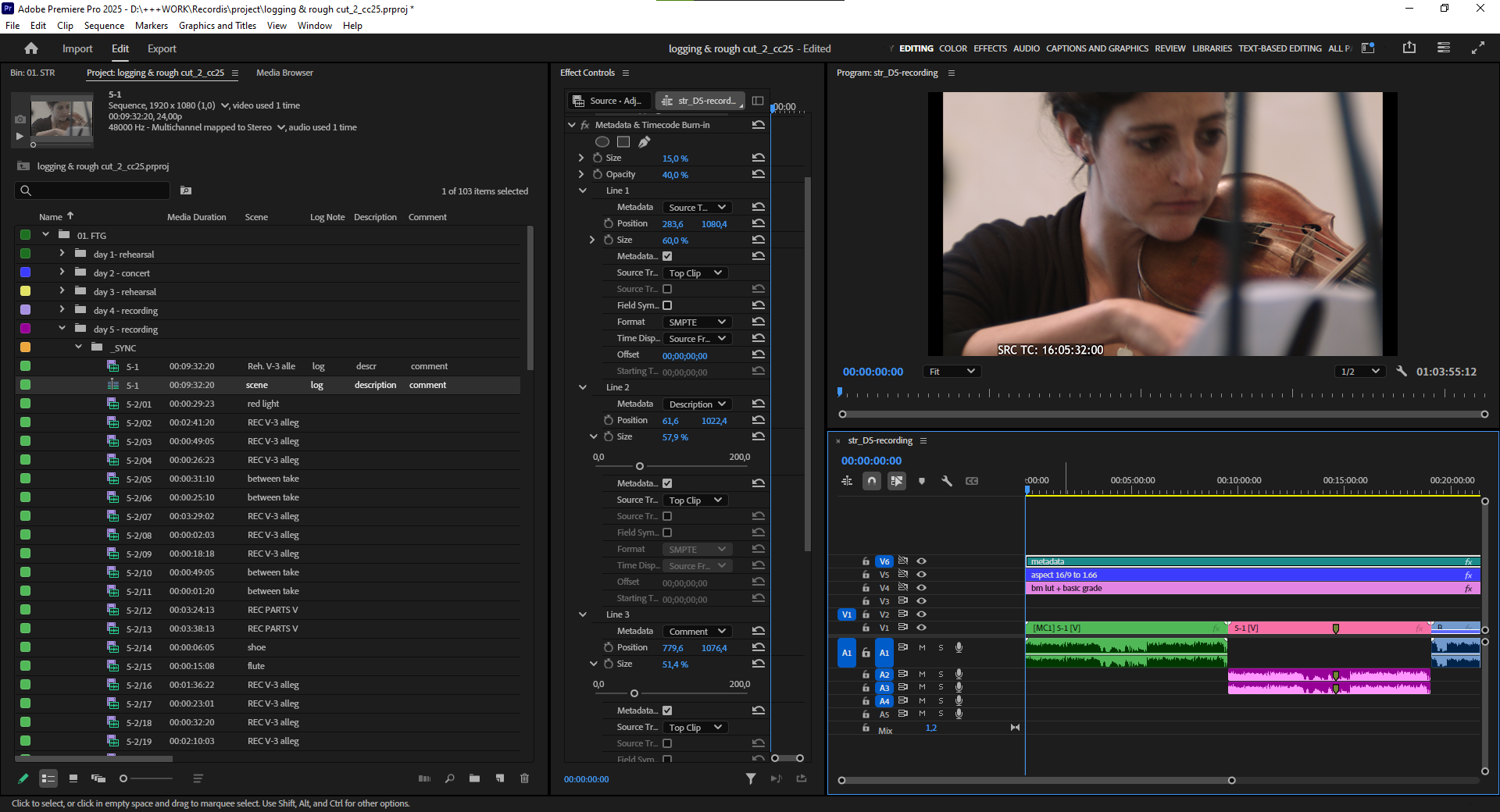 Solved: Re: metadata and timecode burn-in effect not worki... - Adobe ...