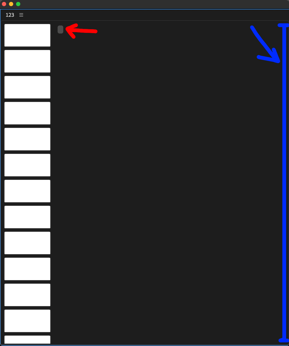 How to lock a scrollbar to the right border of a p... - Adobe Community ...
