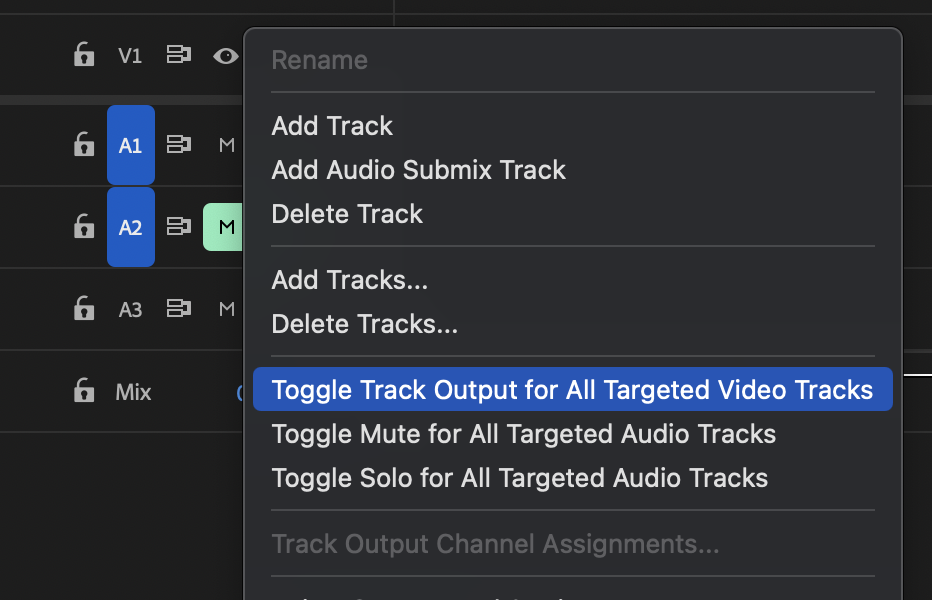 Now in Beta: New Commands for Toggling Track Mute,... - Adobe Product ...