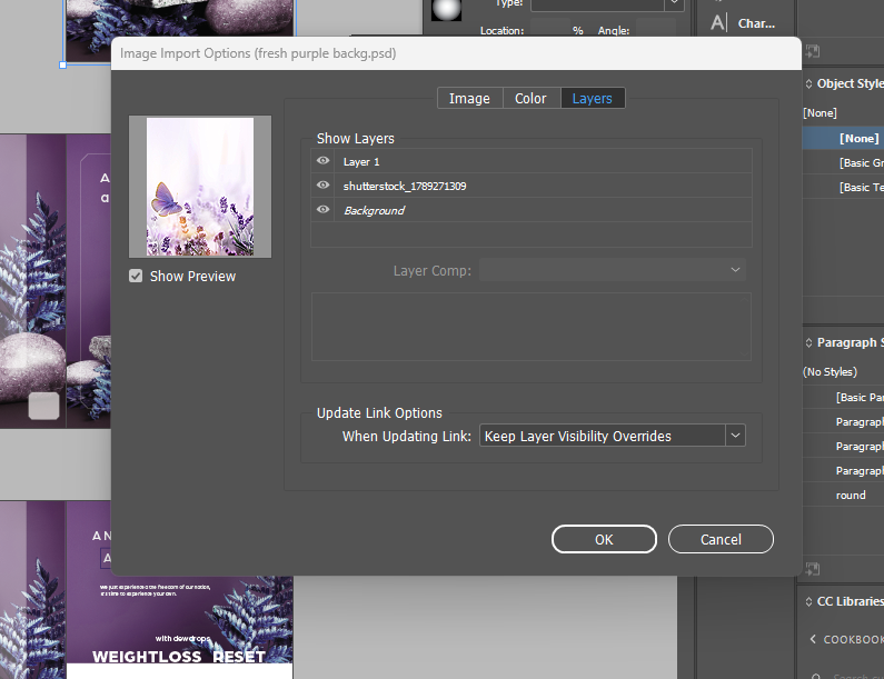 Solved: importing from photoshop to indesign - Adobe Community - 15207109