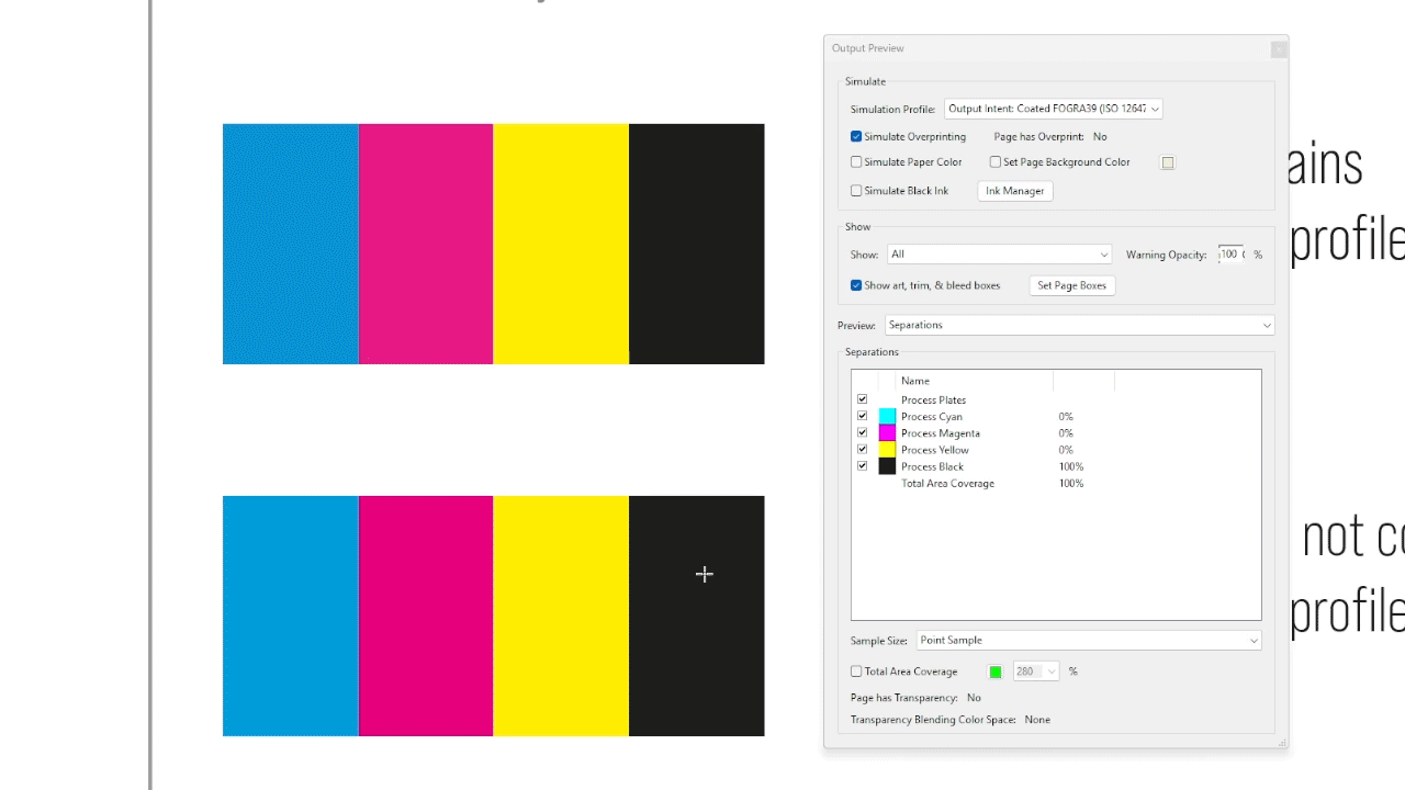 Acrobat Output Preview panel behavior change: Simu... - Adobe Product ...