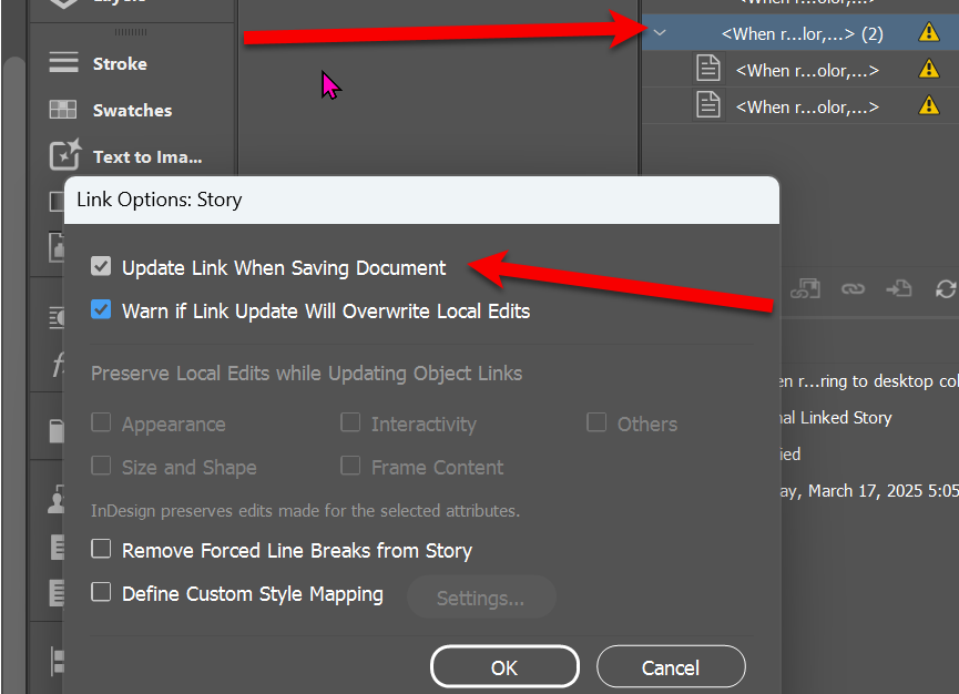 InDesign: Linking text boxes so if copy is edited ... - Adobe Community ...
