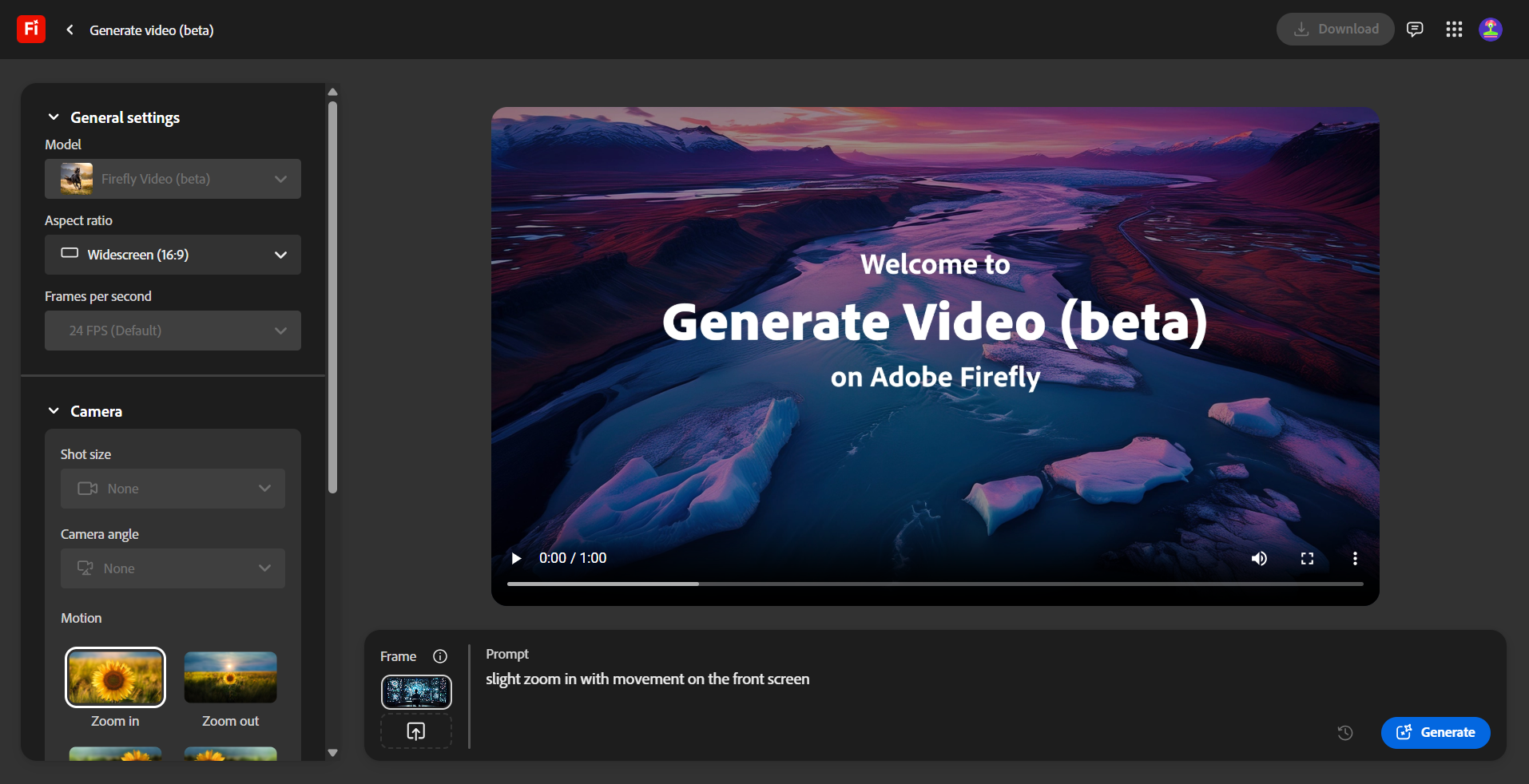 Adobe firefly video generation failing - generate ... - Adobe Product ...