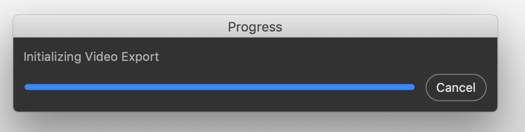 Photoshop 2020 render video stuck at initializing - Adobe Support ...
