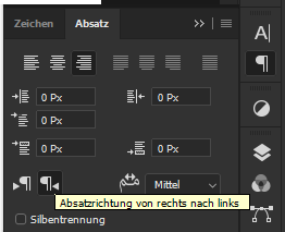 Type cursor is backwards. - Adobe Community - 11055195