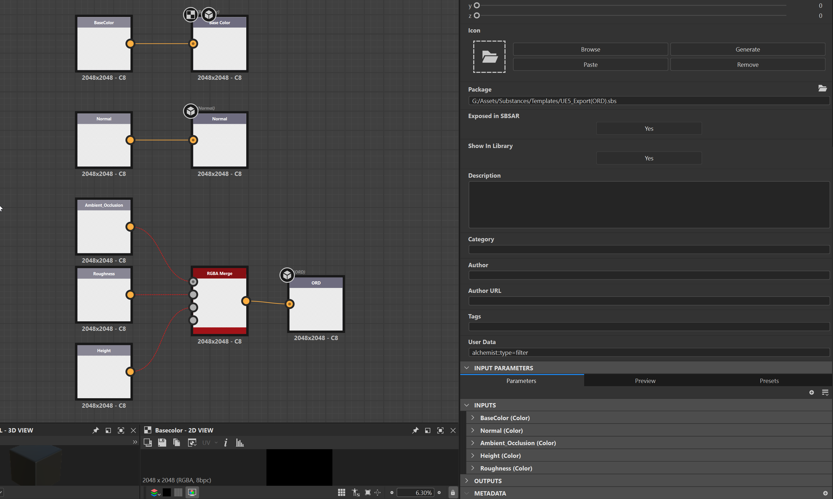 Custom export exporting black ORD texture - Adobe Product Community - 15270532