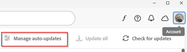 Solved: How to turn off Auto Update? - Adobe Product Community - 15280325