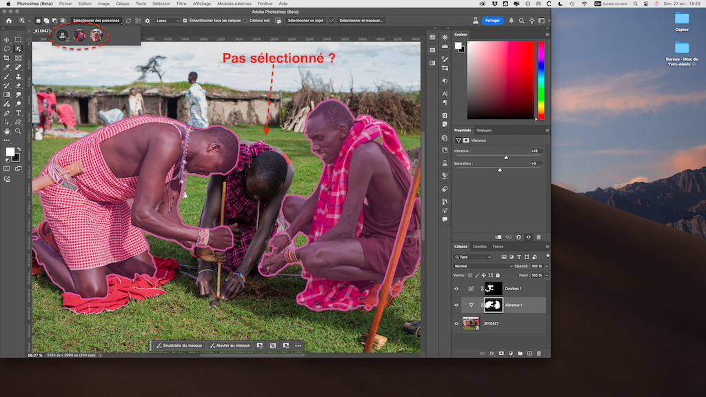 PS 2025 et PS béta Sélection personnes si carantio... - Adobe Community ...