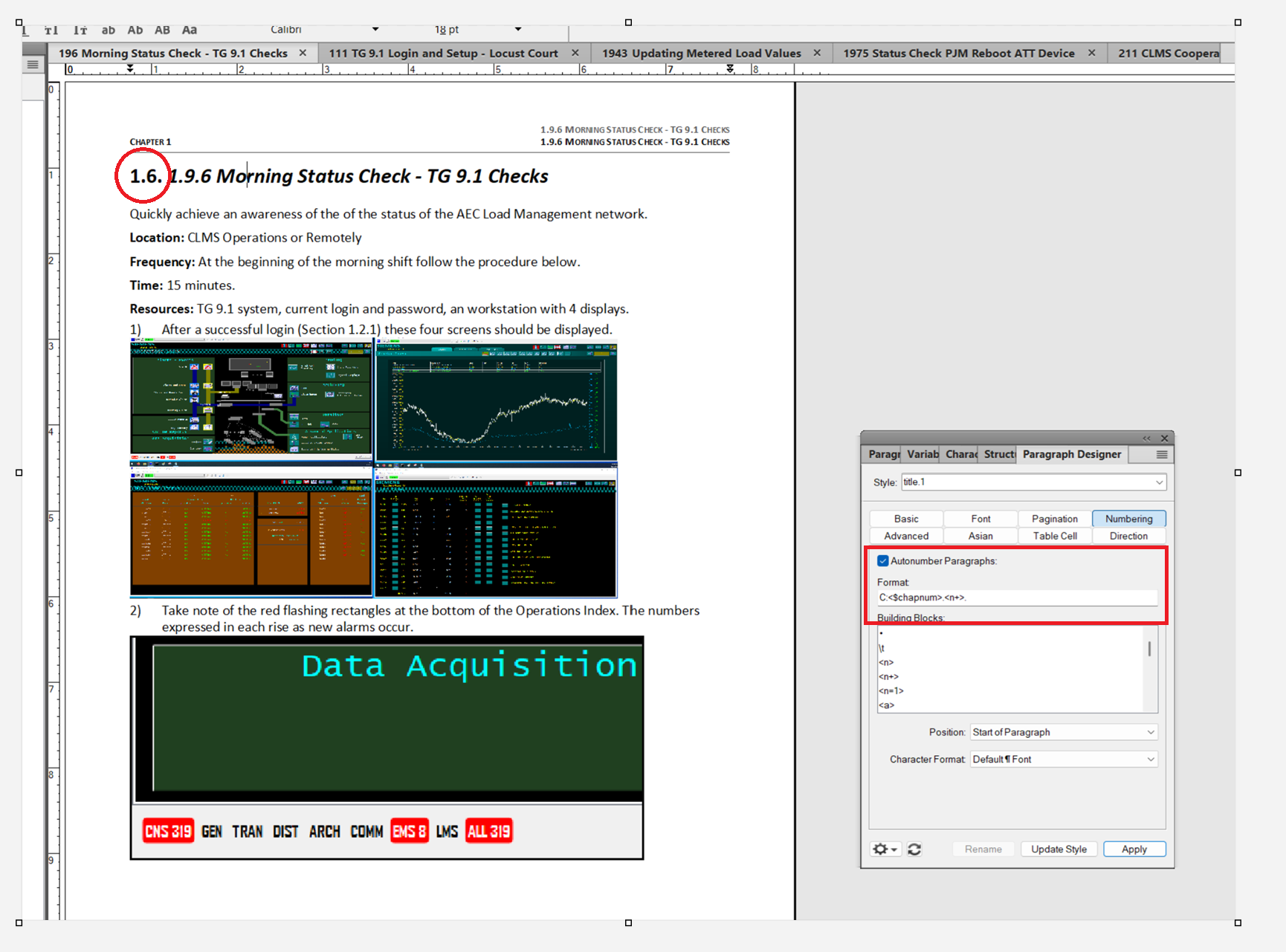 Remove auto chapter numbering globally? - Adobe Product Community - 15306390