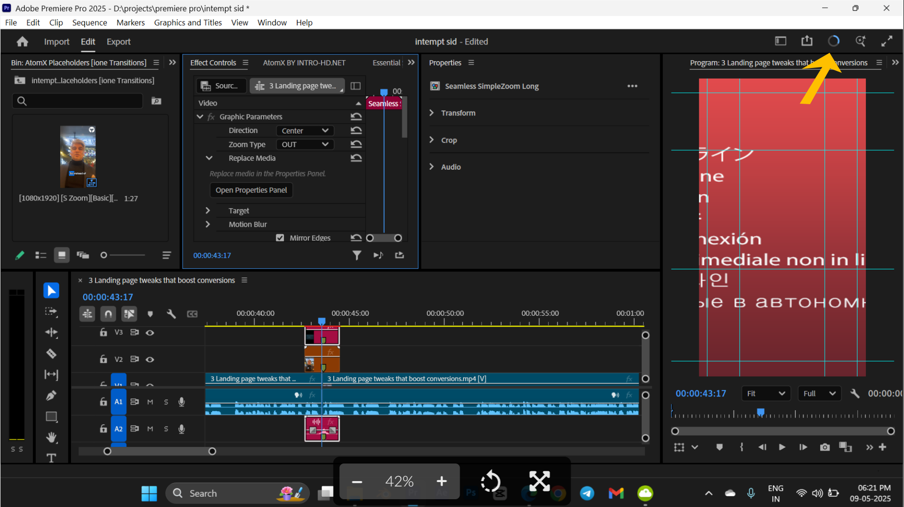 Solved: Re: Replace Clip Option Missing in Properties Pane... - Adobe ...