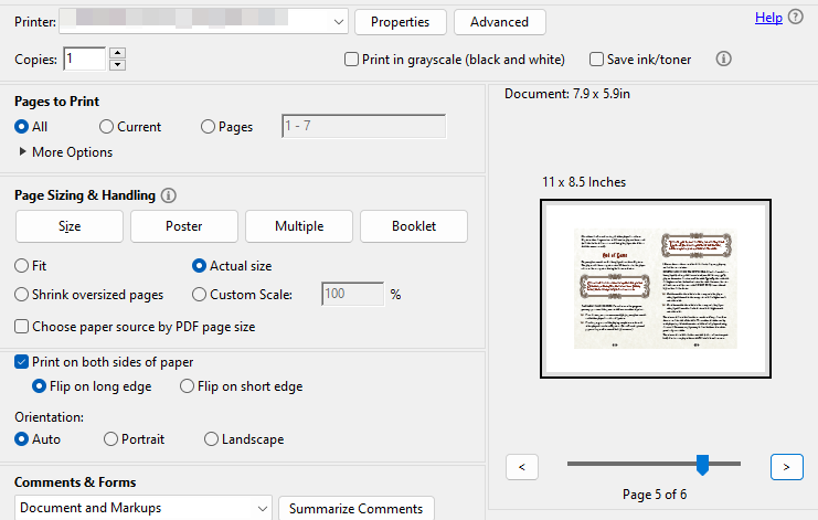 Booklets of smaller pages print poorly - Adobe Community - 15297988