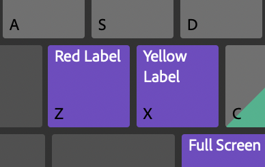Custom label shortcut keys don't work on Full Scre... - Adobe Product ...