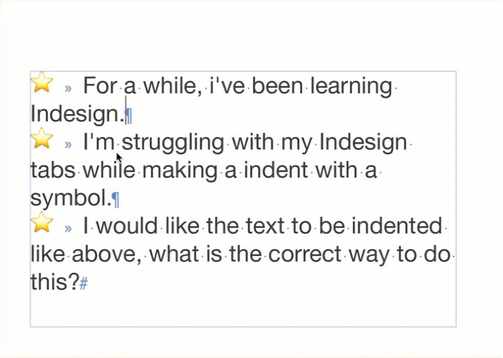 Solved: Make hanging indent Indesign - Adobe Product Community - 15334629