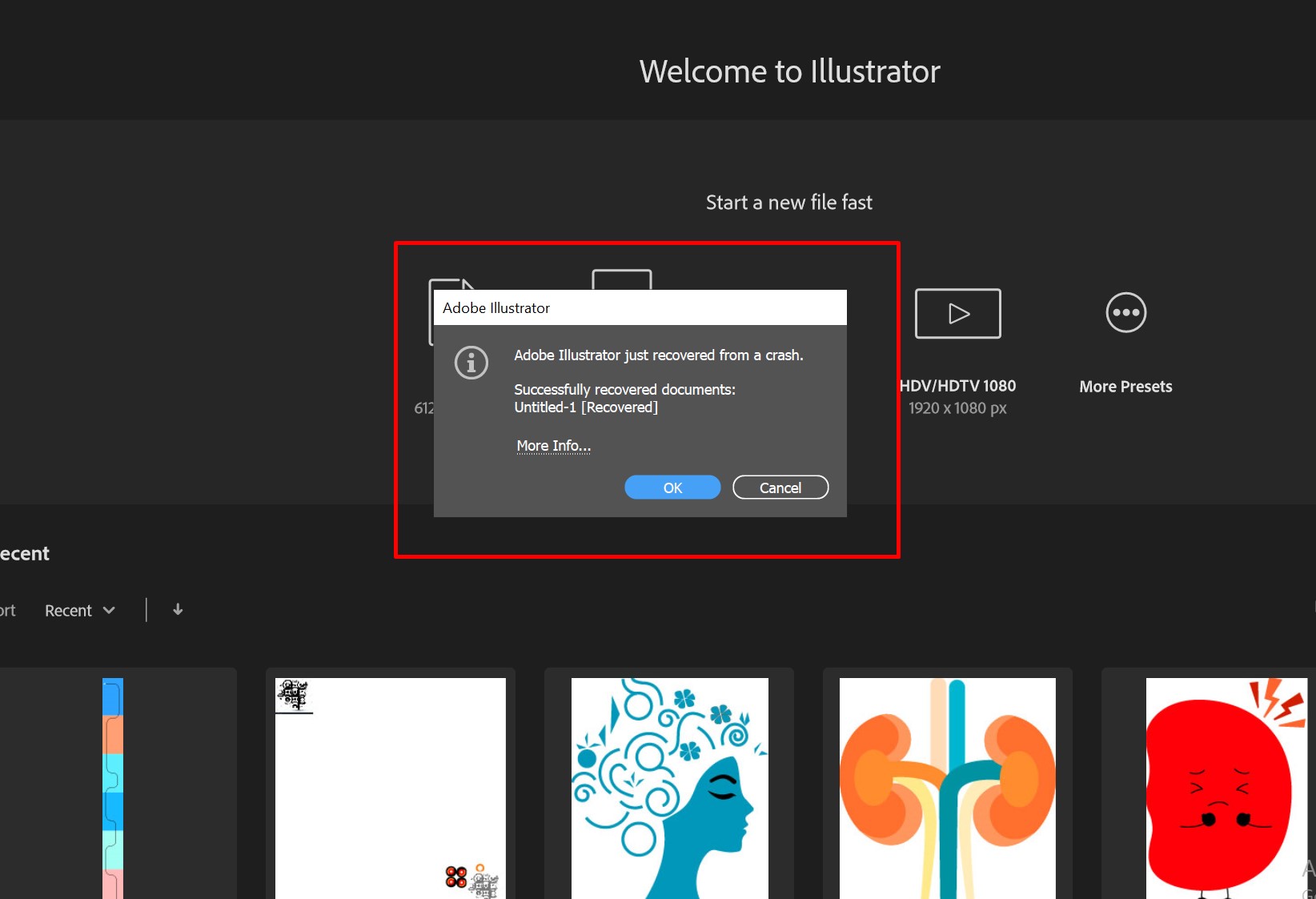 Solved: how to solve this- Illustrator crash - Adobe Community - 15344083