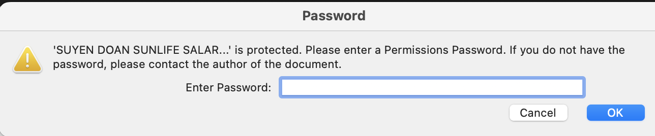 PASSWORD PROTECTED DOCUMENTS - Adobe Product Community - 15344830