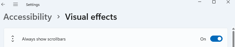 Solved: How to make the scrollbar thumb always appear - Adobe Product Community - 15331200