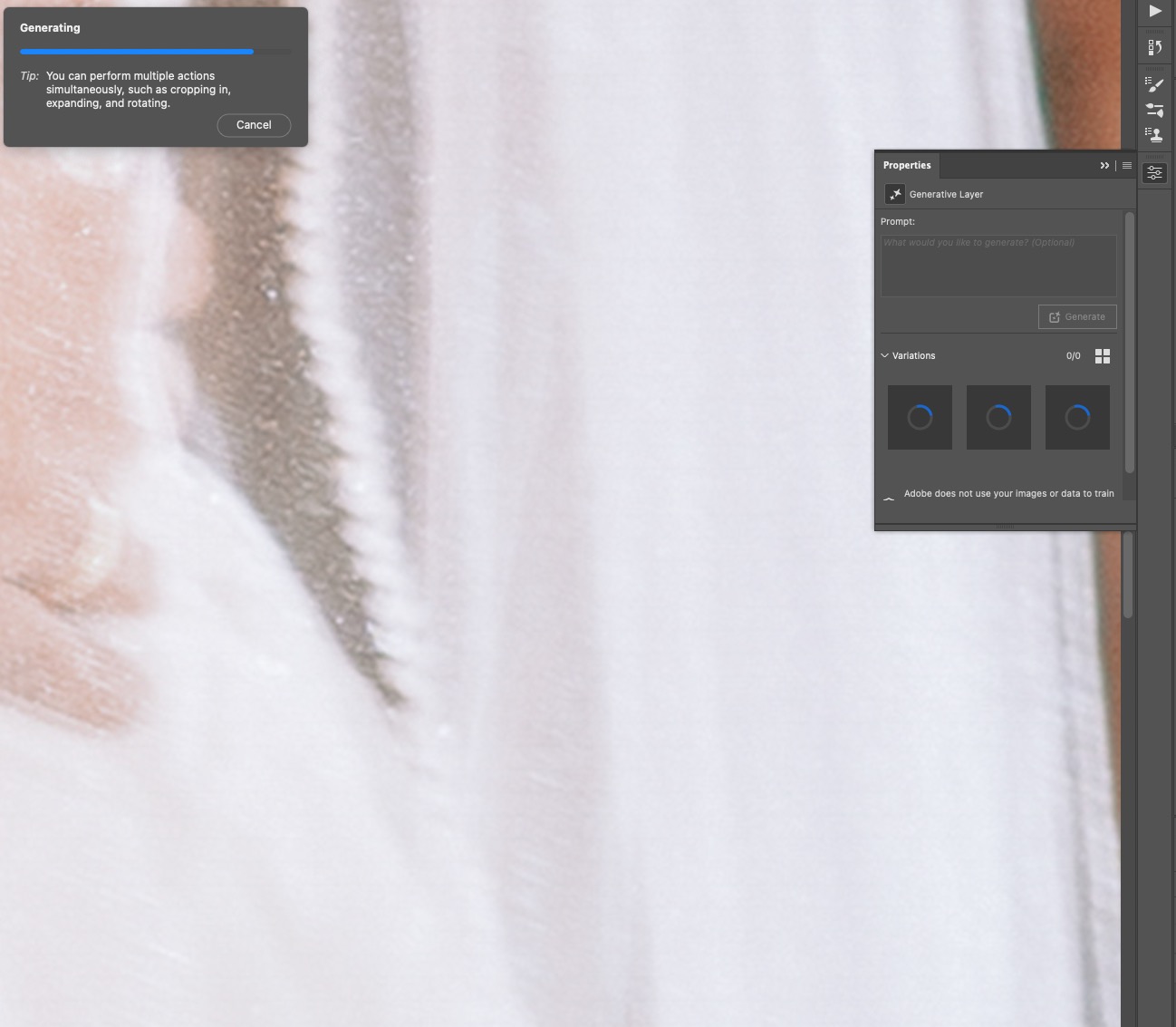 Photoshop 26.7 Generative Expand scratch Disk - Adobe Product Community ...