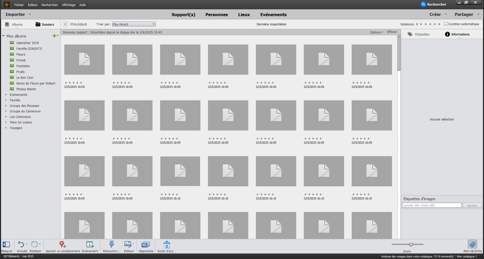 Pb avec l'organisateur - Adobe Product Community - 15353490