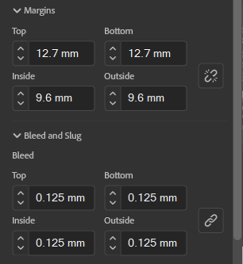 Correct Bleed Settings for KDP Paperback Cover (6 ... - Adobe Product ...